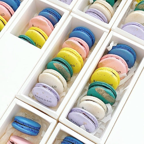 Custom Branded Macarons (24pcs) – Audrey's | Weddings and Events
