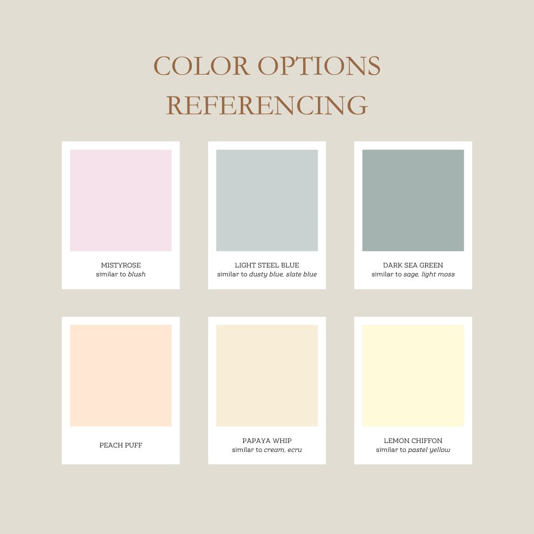 Color Palettes – Audrey's