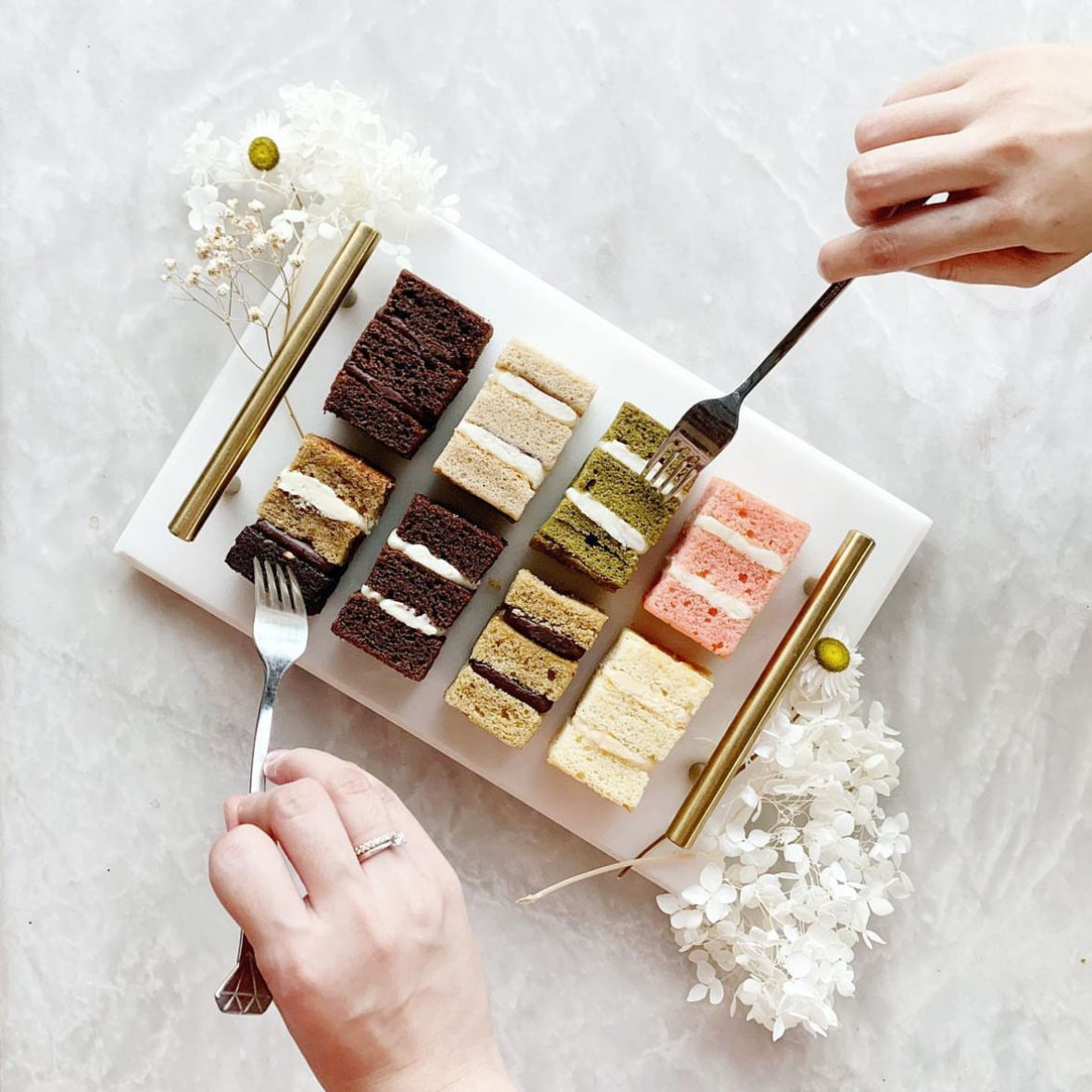 Audrey's Signature Cake Sampler Box – Audrey's | Weddings and Events